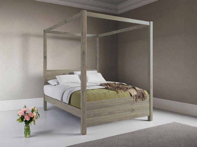 Gray Wash Wood Bed Frames | Get Laid Beds